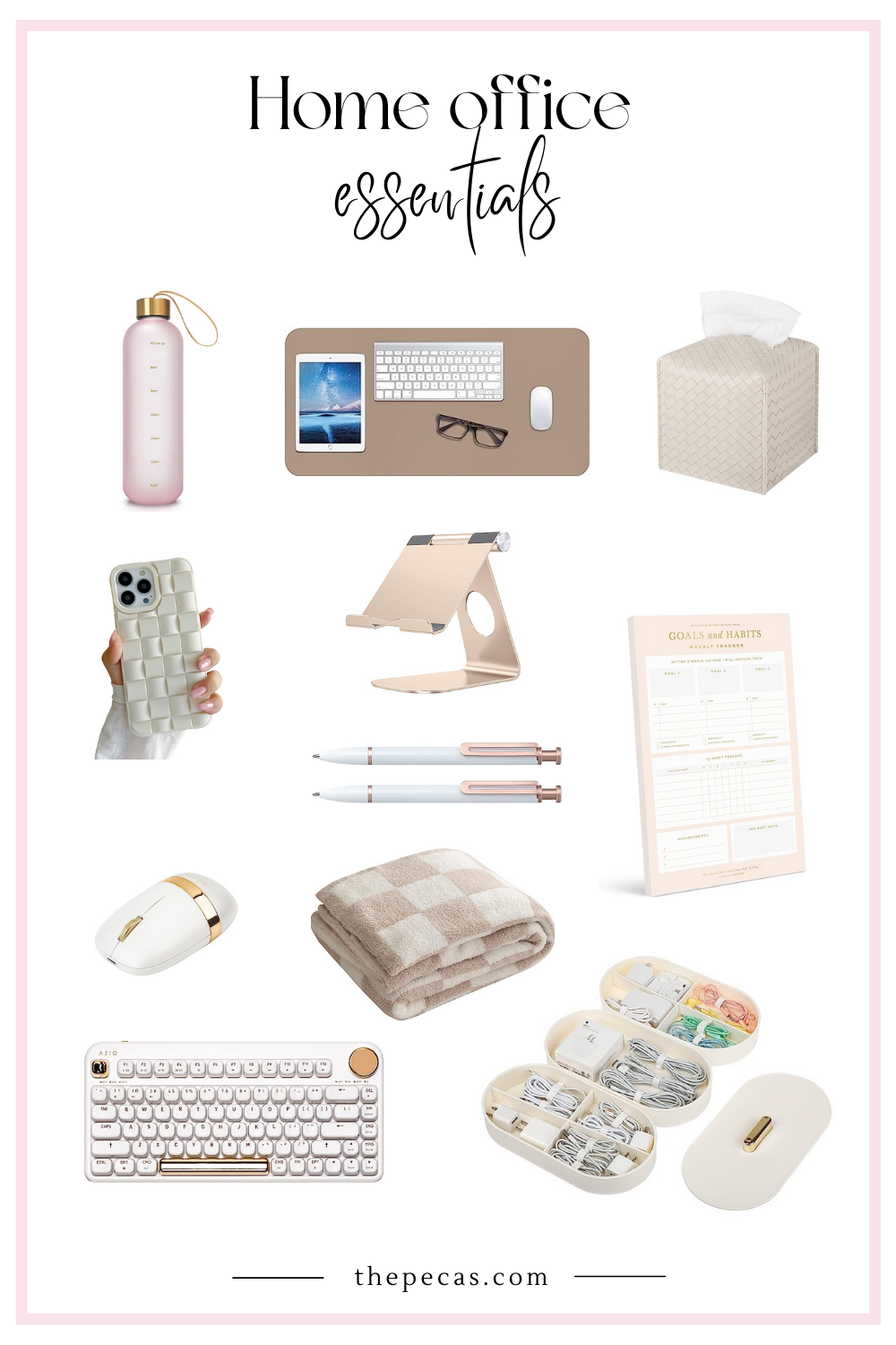 My new home office essentials – The pecas