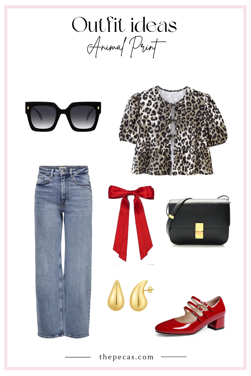 Animal print outfit idea – The pecas
